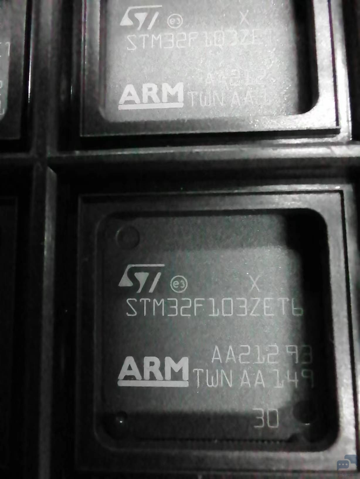 求助，STM32F103ZET6丝印ST后面的e3或e4是什么意思？ - ST意法半导体 - 电子技术论坛 - 广受欢迎的专业电子论坛!