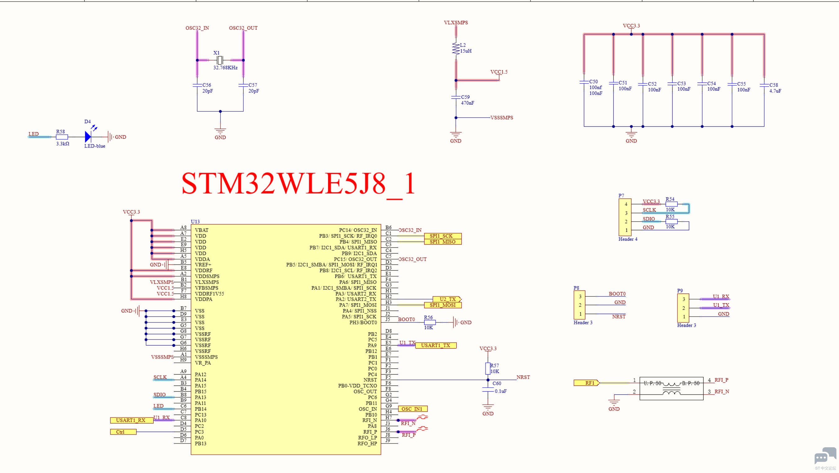 STM32WLE5运行官方pingpong例程无法接收到lora信号的原因？如何解决？ - STM32/STM8技术论坛 - 电子技术论坛 ...