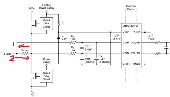 AMC1200可以在单电源供电的情况下，对负值电压进行隔离放大吗？ - TI论坛 - 电子技术论坛 - 广受欢迎的专业电子论坛!