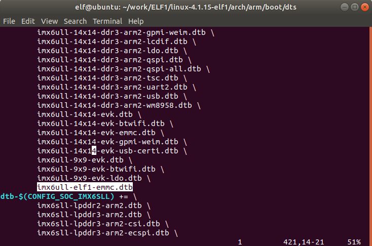 飞凌嵌入式ElfBoard ELF 1板卡-初识设备树之Makefile修改 - ARM技术论坛 - 电子技术论坛 - 广受欢迎的专业电子论坛!