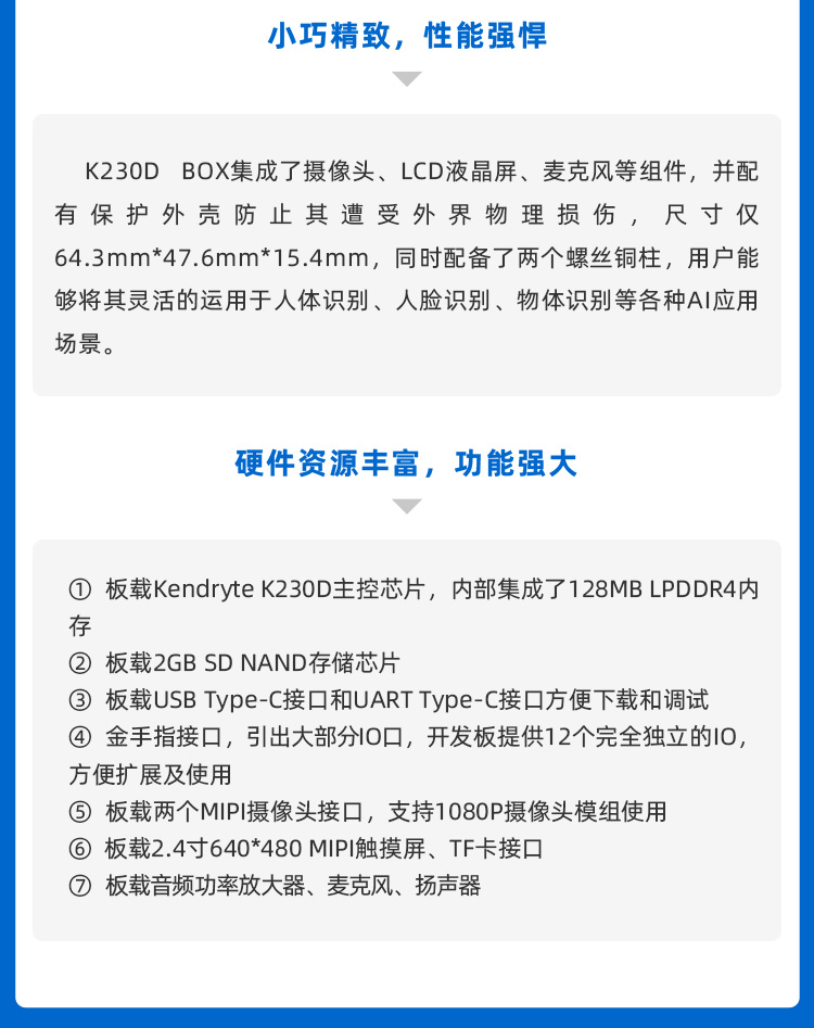 【AI开发板】正点原子K230D BOX开发板来了！一款性能强悍且小巧便携的AI开发板！ - 单片机/MCU论坛 - 电子技术论坛 - 广受欢迎的专业电子论坛!