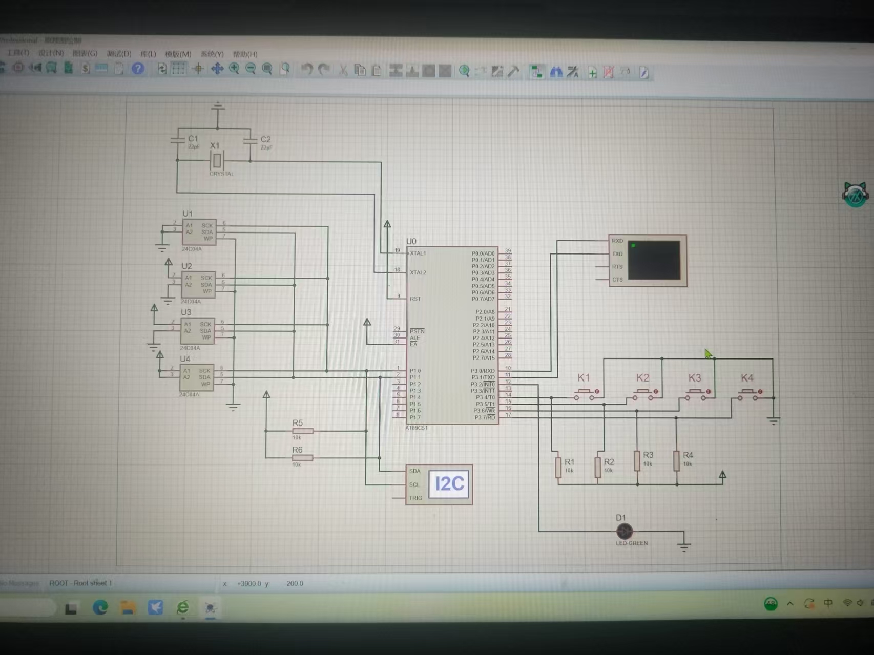 i2c接口存储器at24c04读/写与显示的程序流程图 - 电路设计论坛 - 电子技术论坛 - 广受欢迎的专业电子论坛!